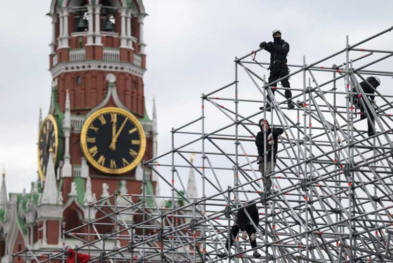 No tanks, no missiles: Russia's stripped-down war anniversary parade ...